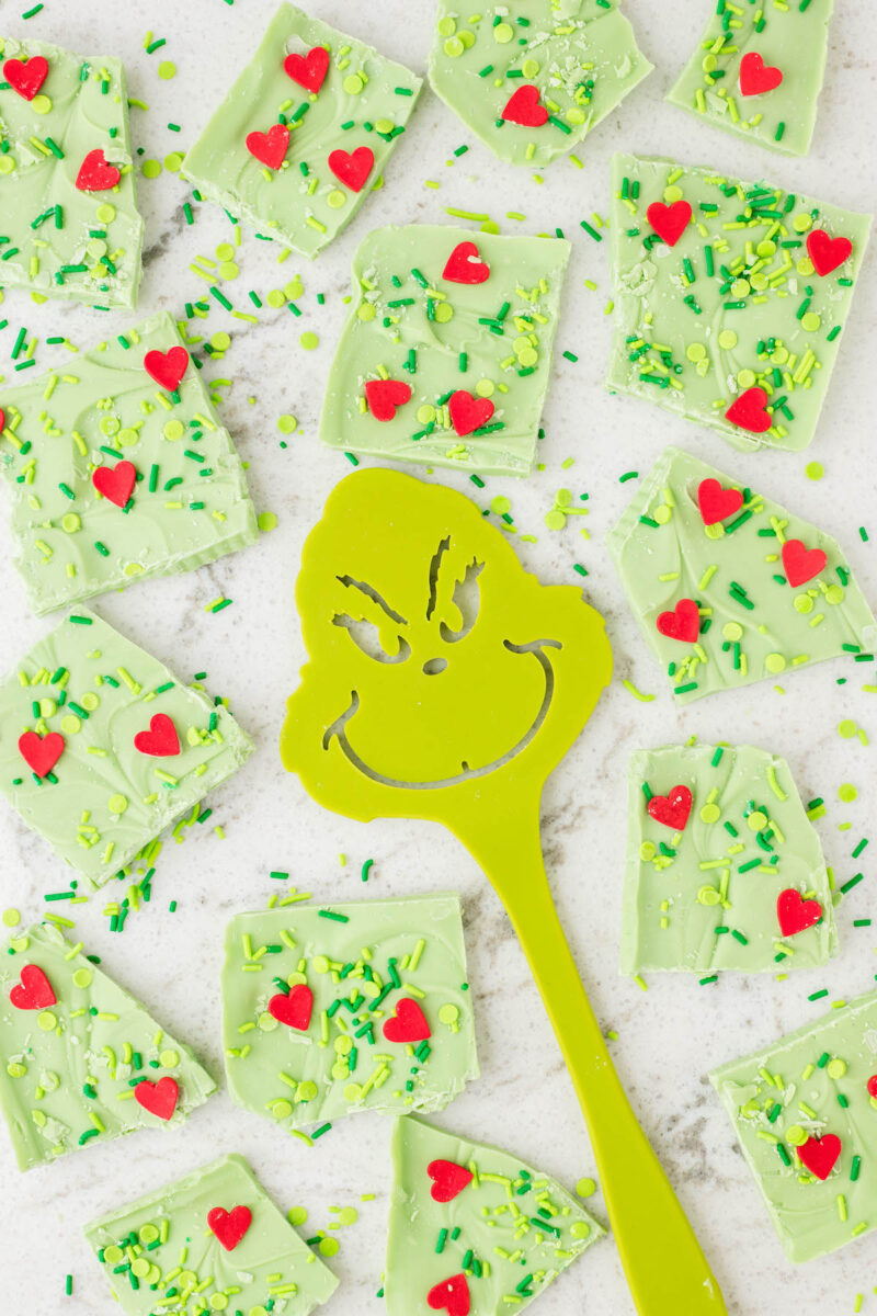 Make This Grinch Bark Recipe For Movie Night