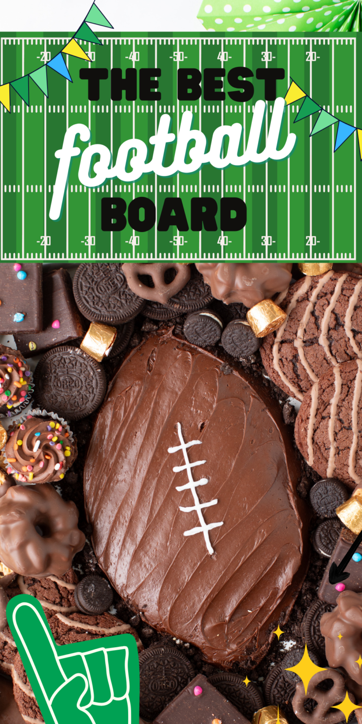 Serve this Football Dessert Board for the Big Game