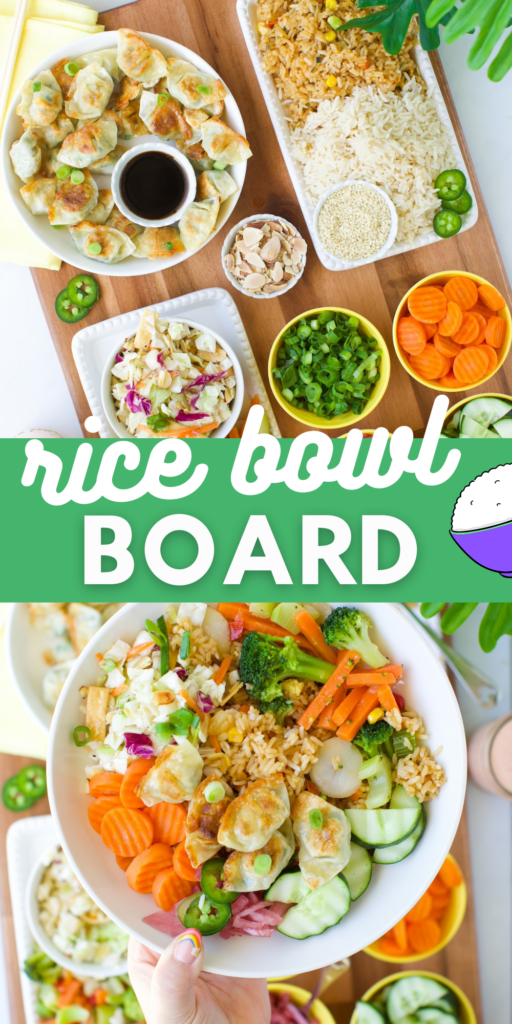 Serve this Korean Inspired Rice Bowl Board Tonight