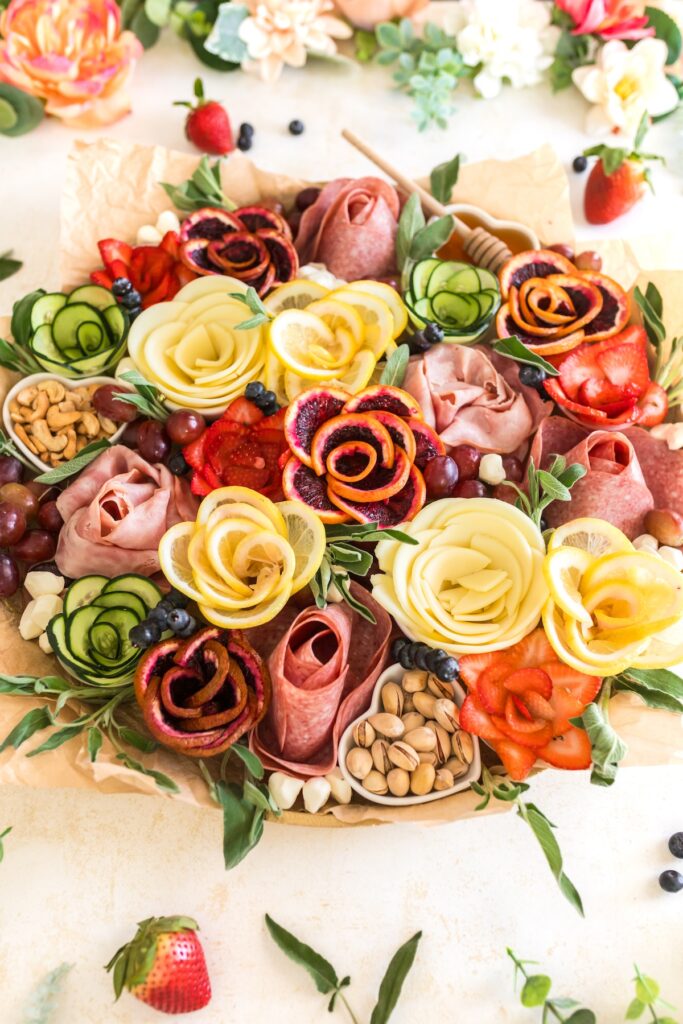 Make This Flower Charcuterie Board Once & It Will Be Your New Favorite