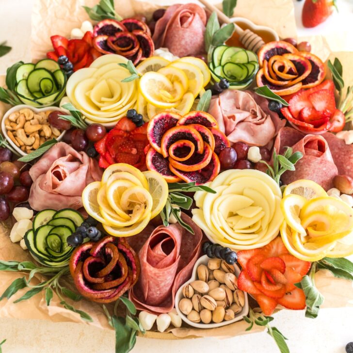 Make This Flower Charcuterie Board Once & It Will Be Your New Favorite