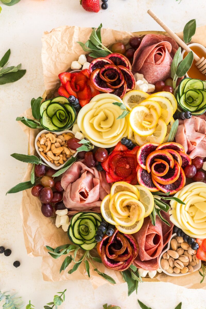 Make This Flower Charcuterie Board Once & It Will Be Your New Favorite