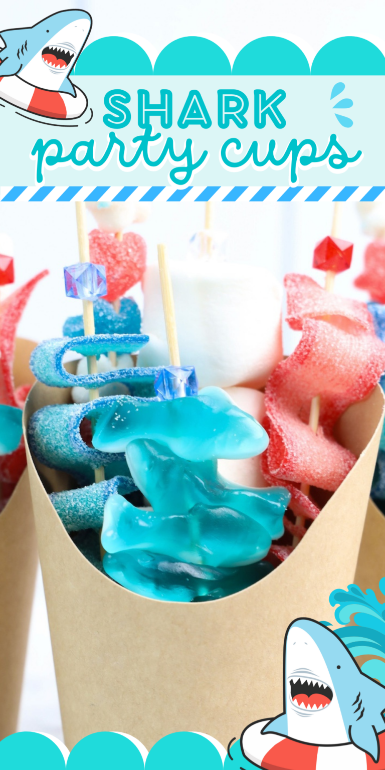 Take a Bite Out of these Shark Candy Cups | Cutefetti
