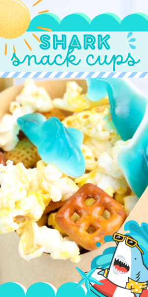 Easy 3 Ingredient Shark Snack Cups To Make This Week | Cutefetti