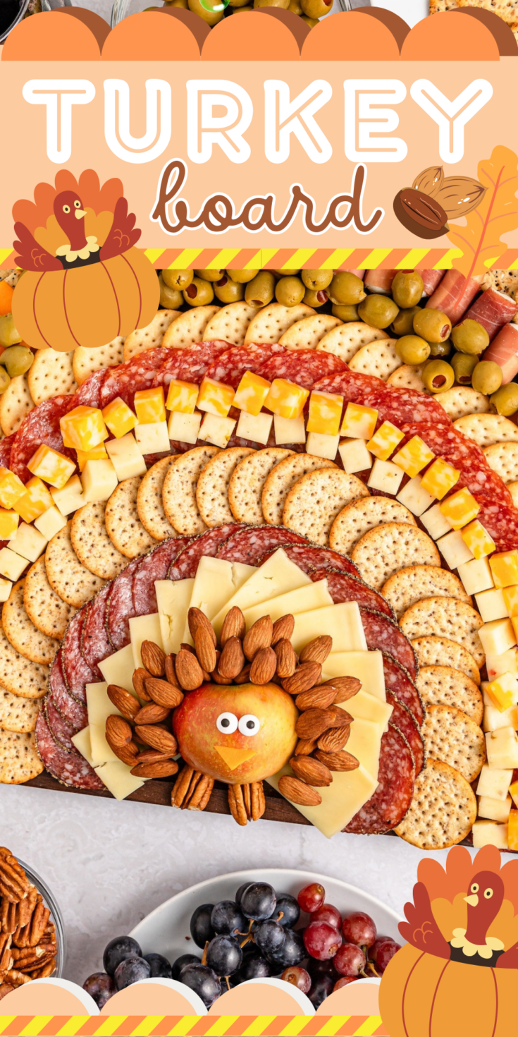 The Best Turkey Charcuterie Board to Make For Thanksgiving | Cutefetti