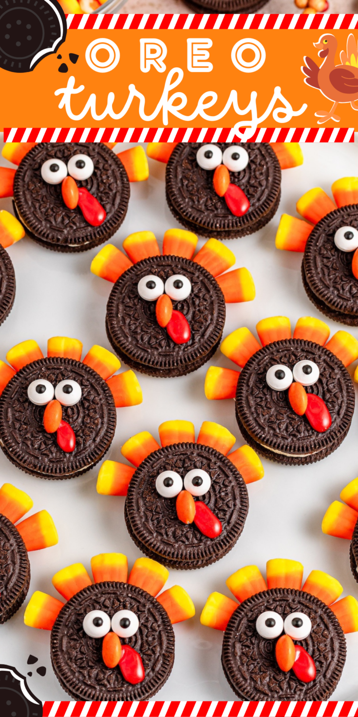 How to Make Fun OREO Cookie Turkeys in Minutes