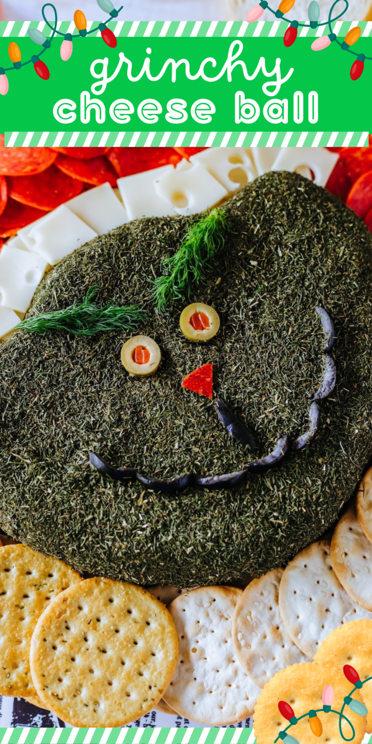 The Grinch Cheese Ball That You Absolutely Won't Loathe Entirely