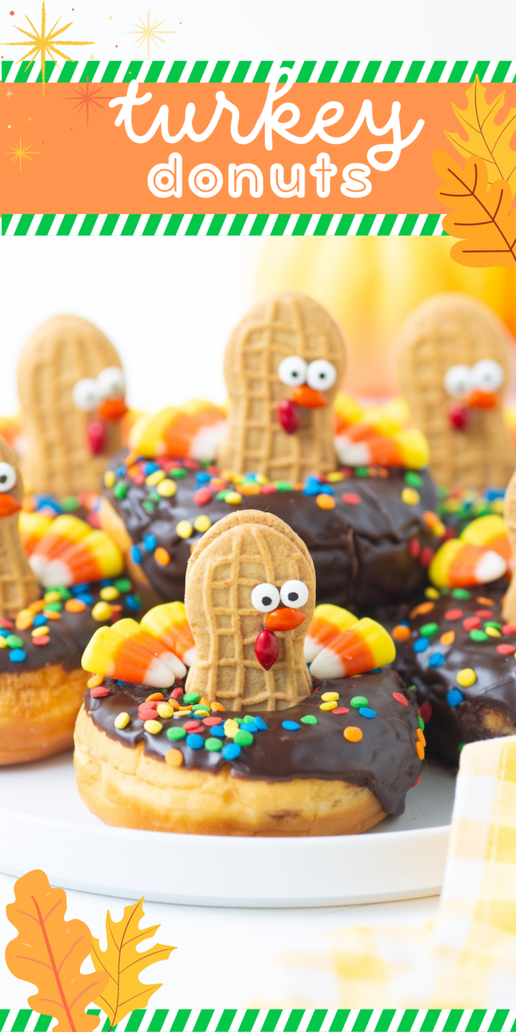Impress Guests with These Easy Nutter Butter Turkey Donuts