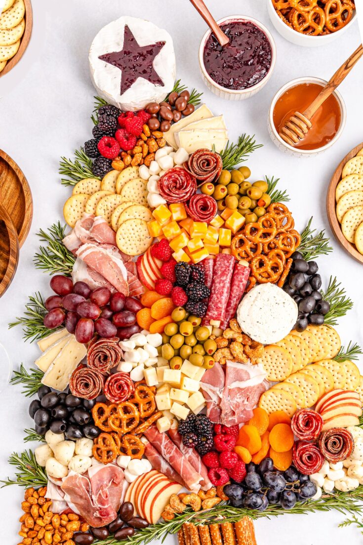 Amazing Christmas Tree Cheese Board for Foodies and Party Hosts