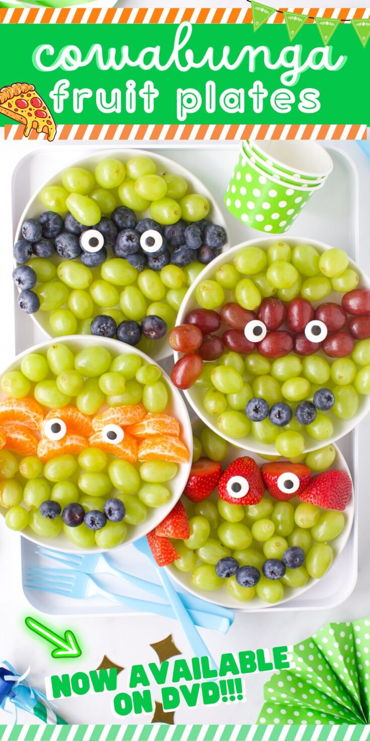 Make Cowabunga Fruit Plates to Celebrate TMNT on DVD | Cutefetti