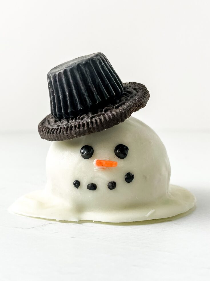 Adorable Snowman Truffles to Make with Cookie Dough and Sprinkles