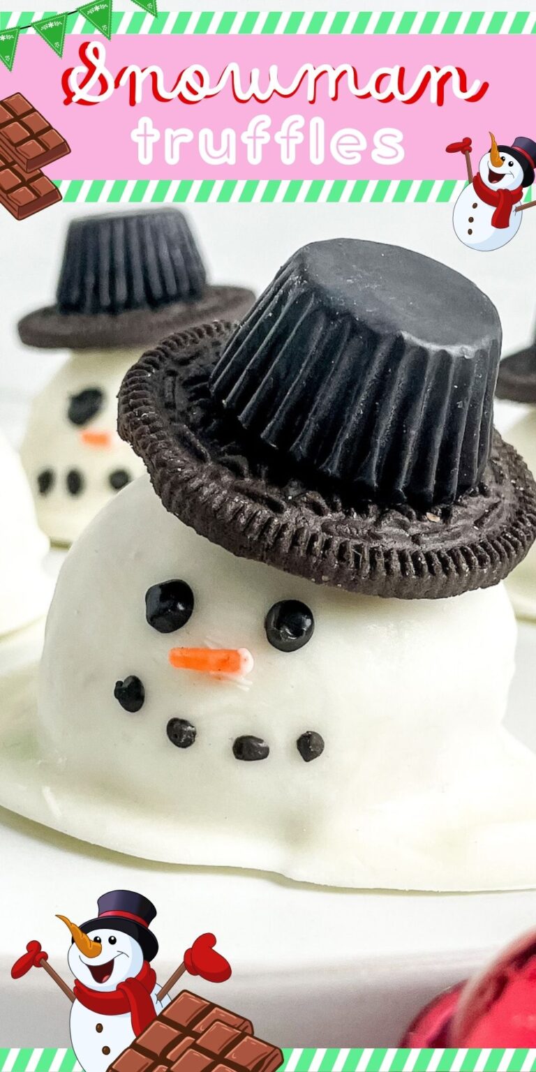 Adorable Snowman Truffles to Make with Cookie Dough and Sprinkles
