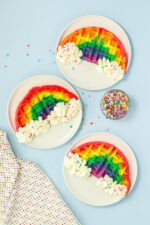 How to Make Colorful Rainbow Waffles That Brighten Any Morning