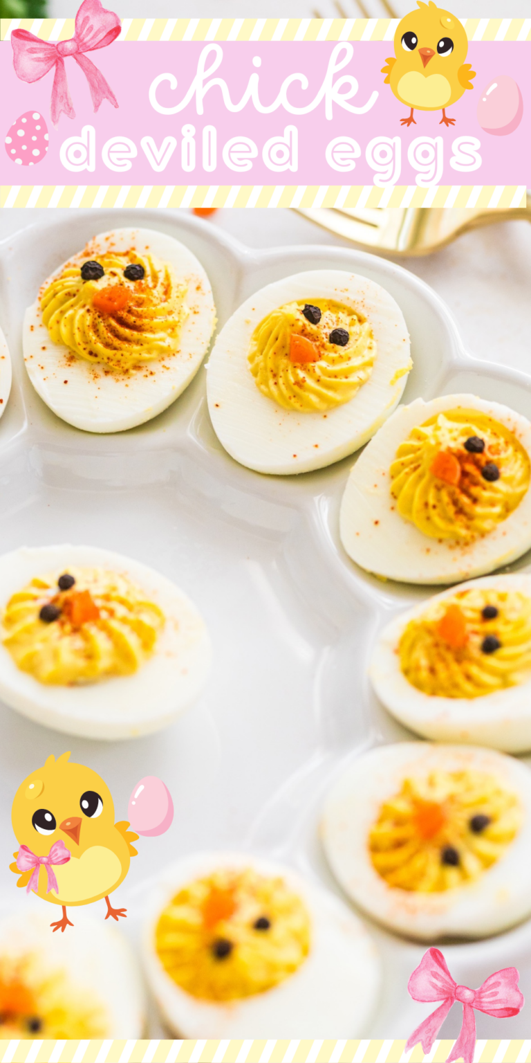 How to Make Adorable Baby Chick Deviled Eggs for Easter | Cutefetti