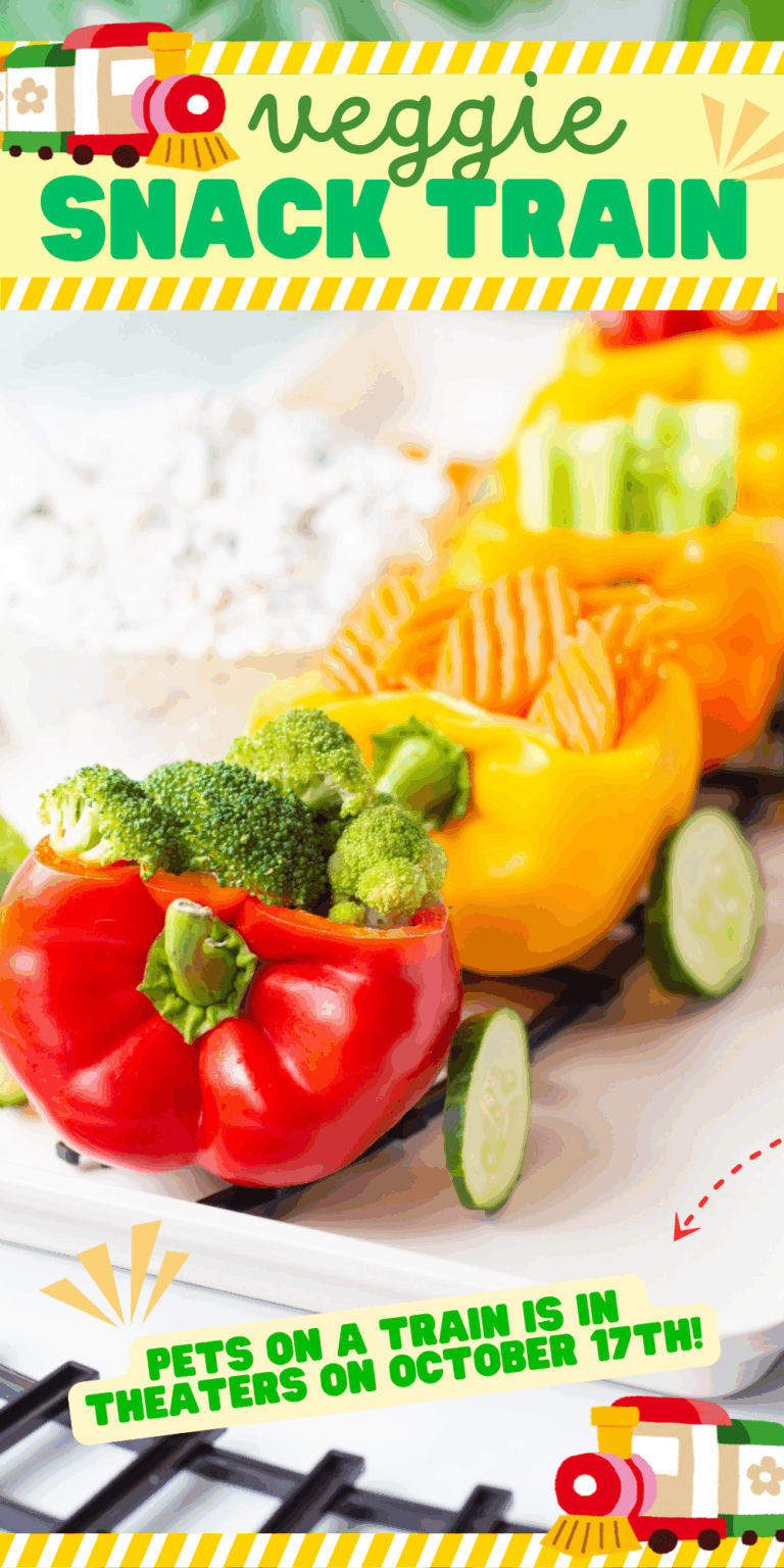Make a Vegetable Train to Celebrate Pets On A Train movie | Cutefetti